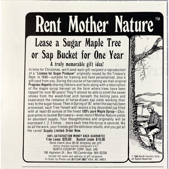 North Country | Art | North Country Rent Mother Nature Lease A Maple ...